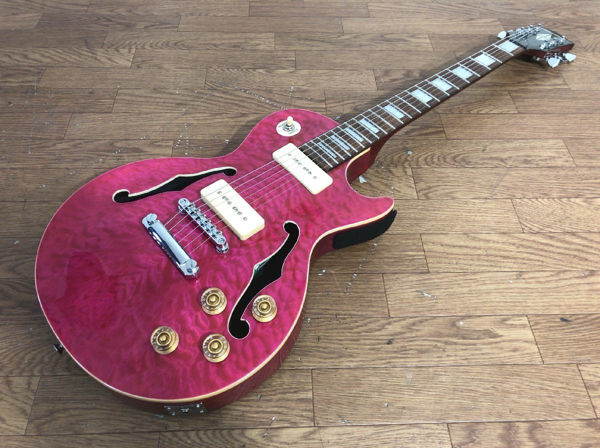 D023A046 PLAYTECH LP-500 PREMIUM F-Hole レスポール型 セミホロウ セミアコ(その他)｜売買されたオークション情報、yahooの商品情報をアーカイブ公開 ...