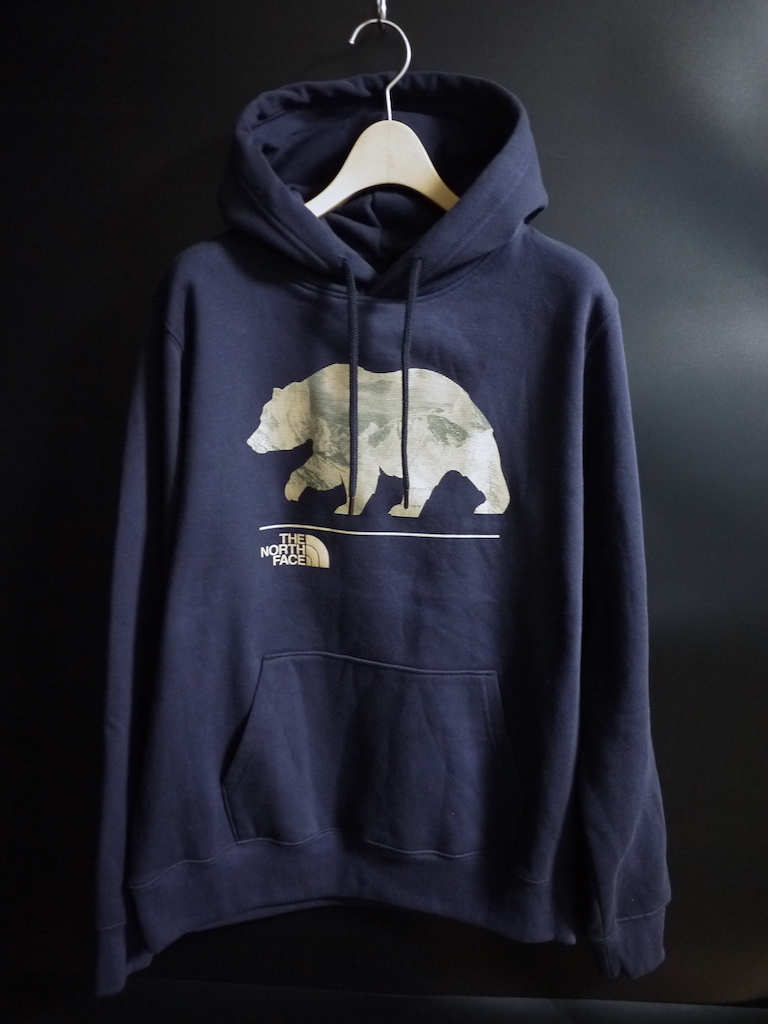 THE NORTH FACE ノースフェイス Mサイズ ベアープリント BEARSCAPE 2 PULLOVER HOODIE スウェット ...