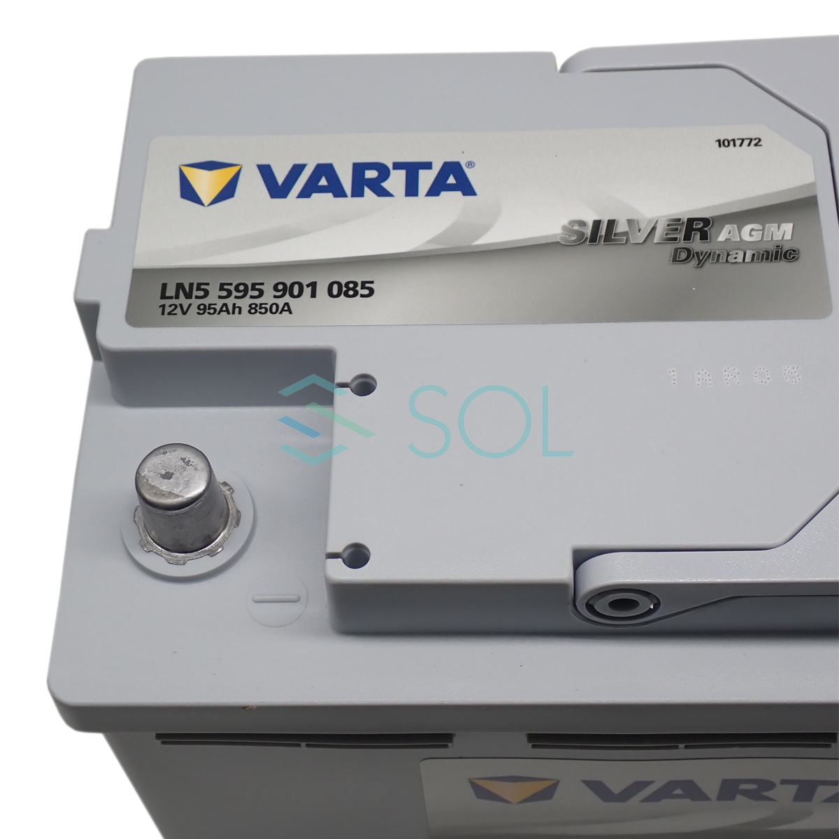 ボルボ S80 XC90 バッテリー VARTA製 シルバー ダイナミック AGM 12V 95AH 850A 595901085 ...