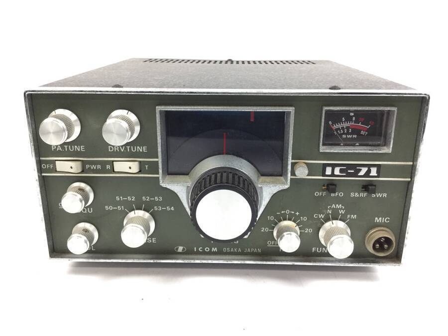 ICOM アイコム IC-71 VHF トランシーバー 50MHz ジャンク品(固定)｜売買されたオークション情報、yahooの商品情報を ...