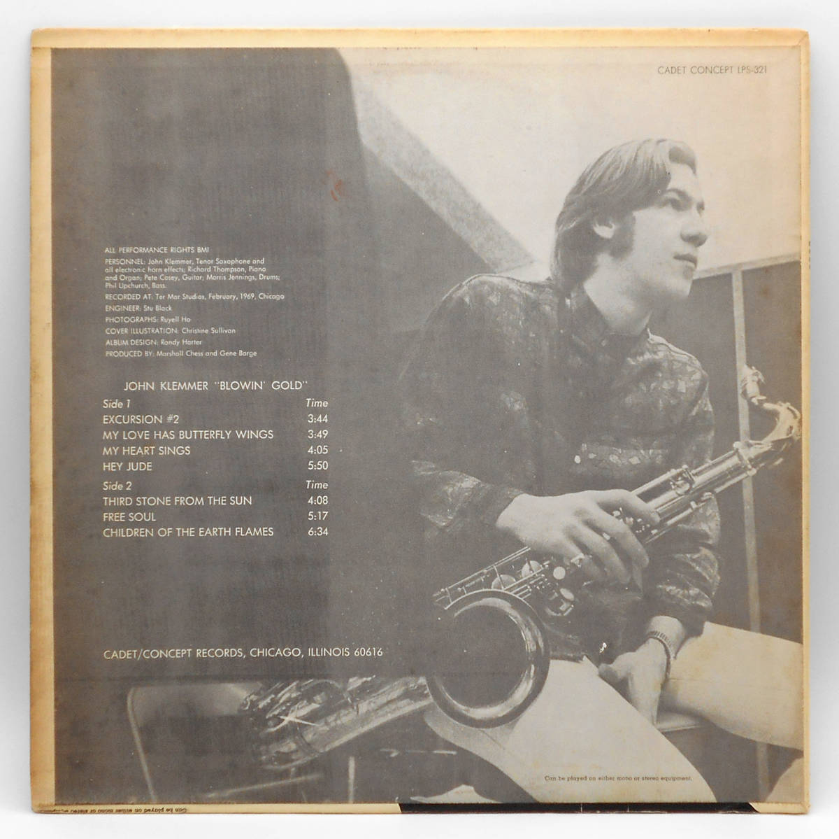US ORIG LP JOHN KLEMMER/Blowin' Gold 1969年 音圧凄 PSYCH JAZZ FUNK レアグルーヴ傑作 ...