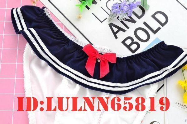 bb009:今注目されています 清楚系 セクシー 海軍風 パンティー 下着 レディース パンティー ホワイト/ネイビー M(スタンダード)｜売買されたオークション情報、yahooの商品情報を ...