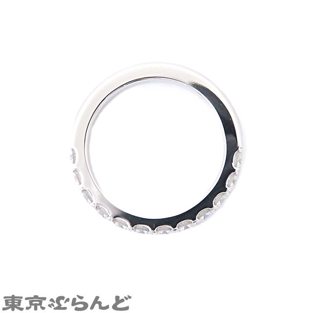101542861 ラザールダイヤモンド THE LAZARE DIAMOND アルバ ダイヤ ハーフエタニティ リング 指輪 Pt950 プラチナ 0.5ct 8号相当 仕上済(プラチナ台 ...