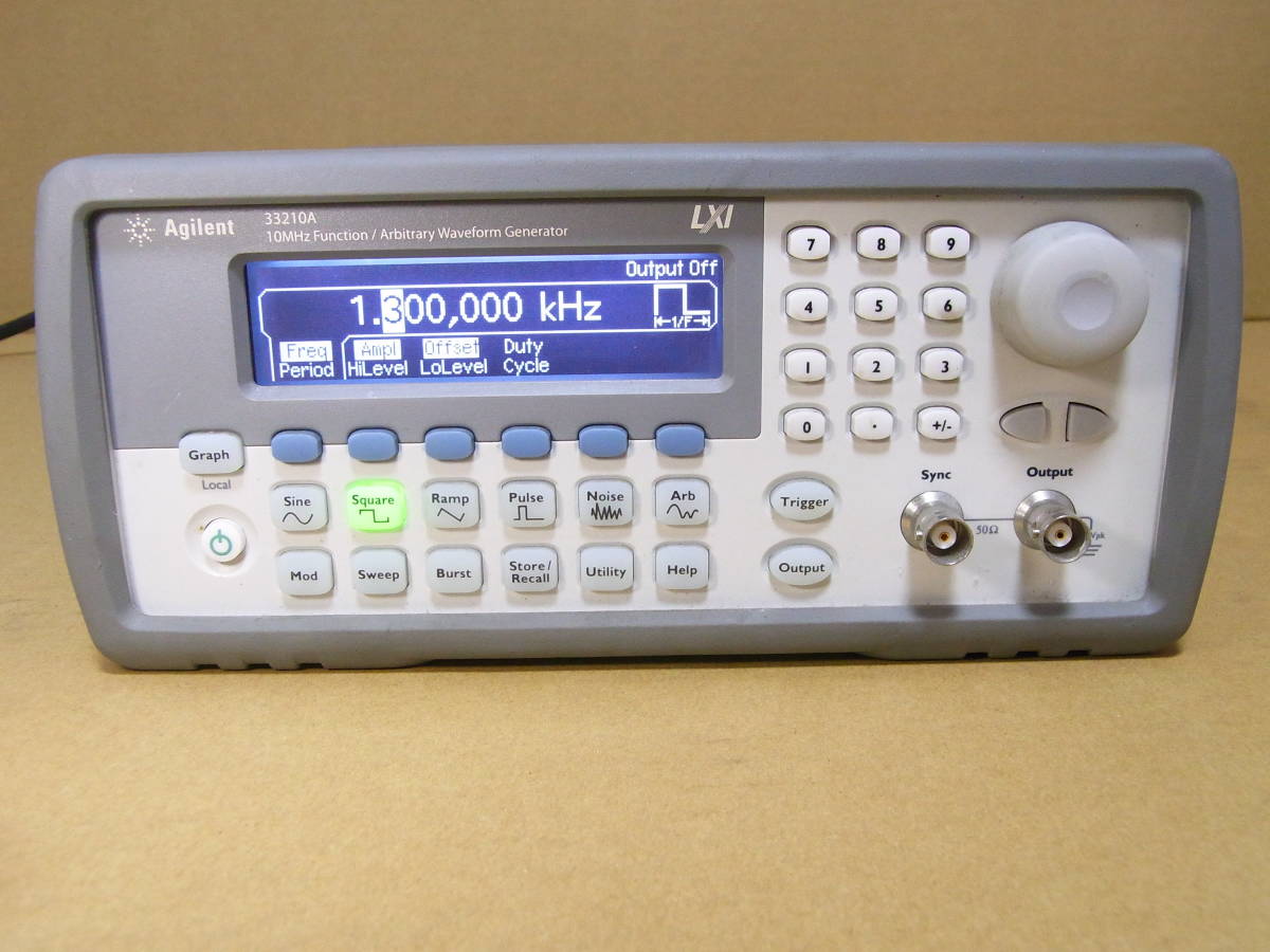 Agilent 33210A 10MHzファンクション任意波形発生器 通電確認済み(その他)｜売買されたオークション情報、yahooの商品情報 ...