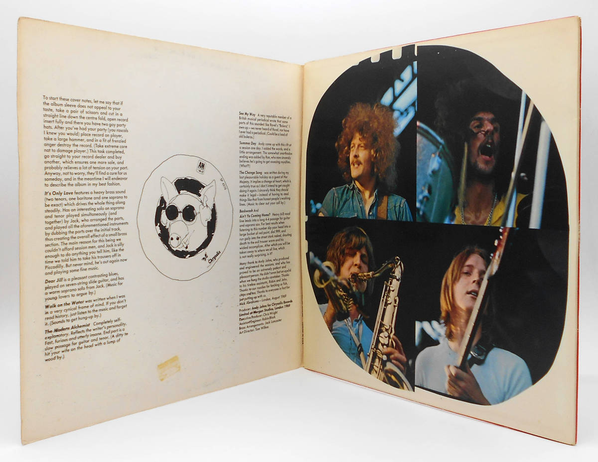 US ORIG LP BLODWYN PIG/Ahead Rings Out 1969年 初回TANラベ マト1 初期JETHRO TULL最 ...
