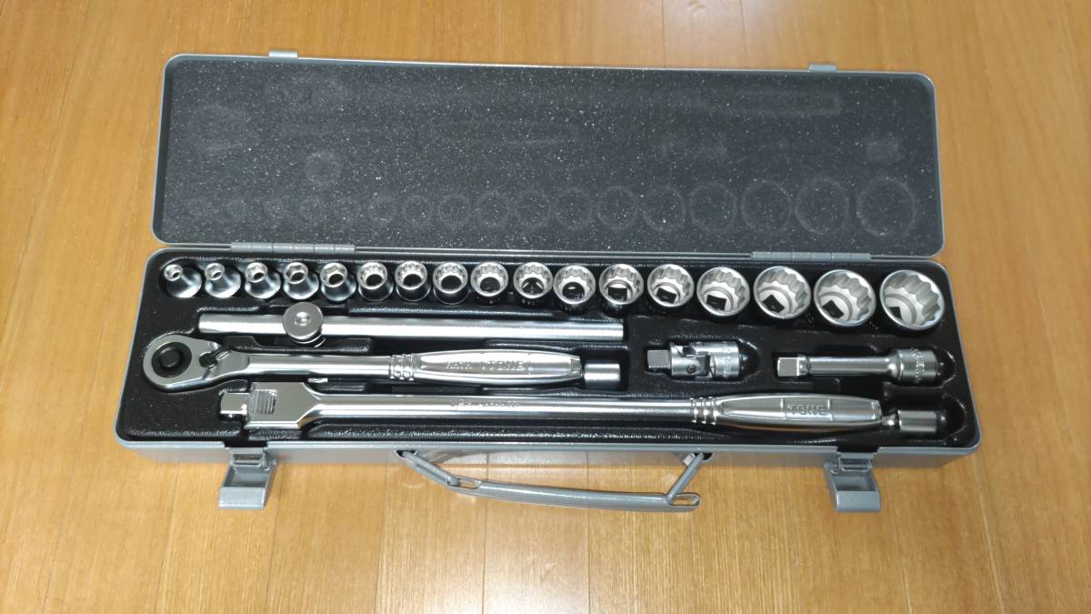 品 トネ TONE ソケットレンチセット CX3172 差込角9.5mm 3/8 24点セット(工具セット)｜売買されたオークション情報 ...