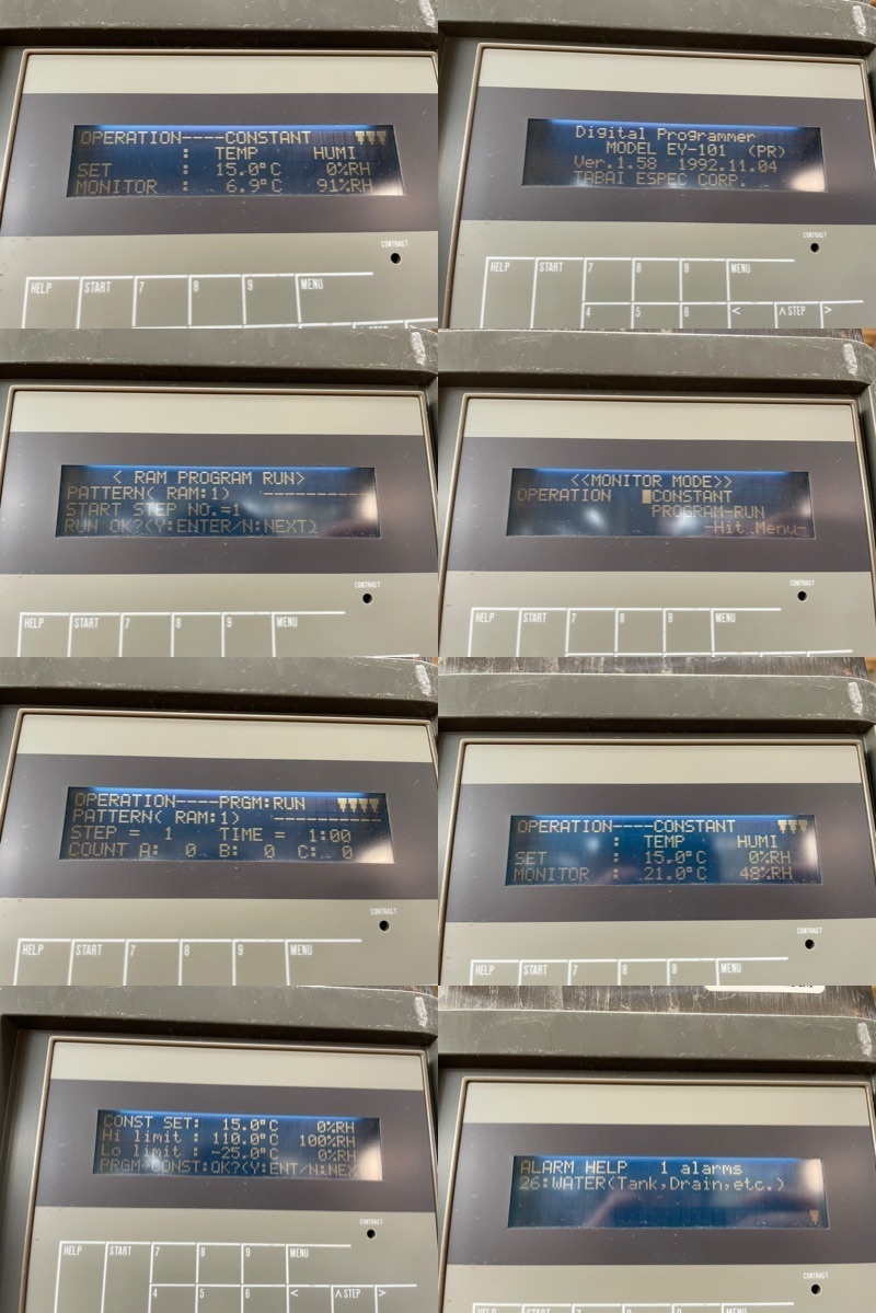 埼玉県 引取限定 TABAI ESPEC PR-3SP 恒温恒湿器 -20 100℃ 20 98%RH 三相200V 94年製 エスペック ...