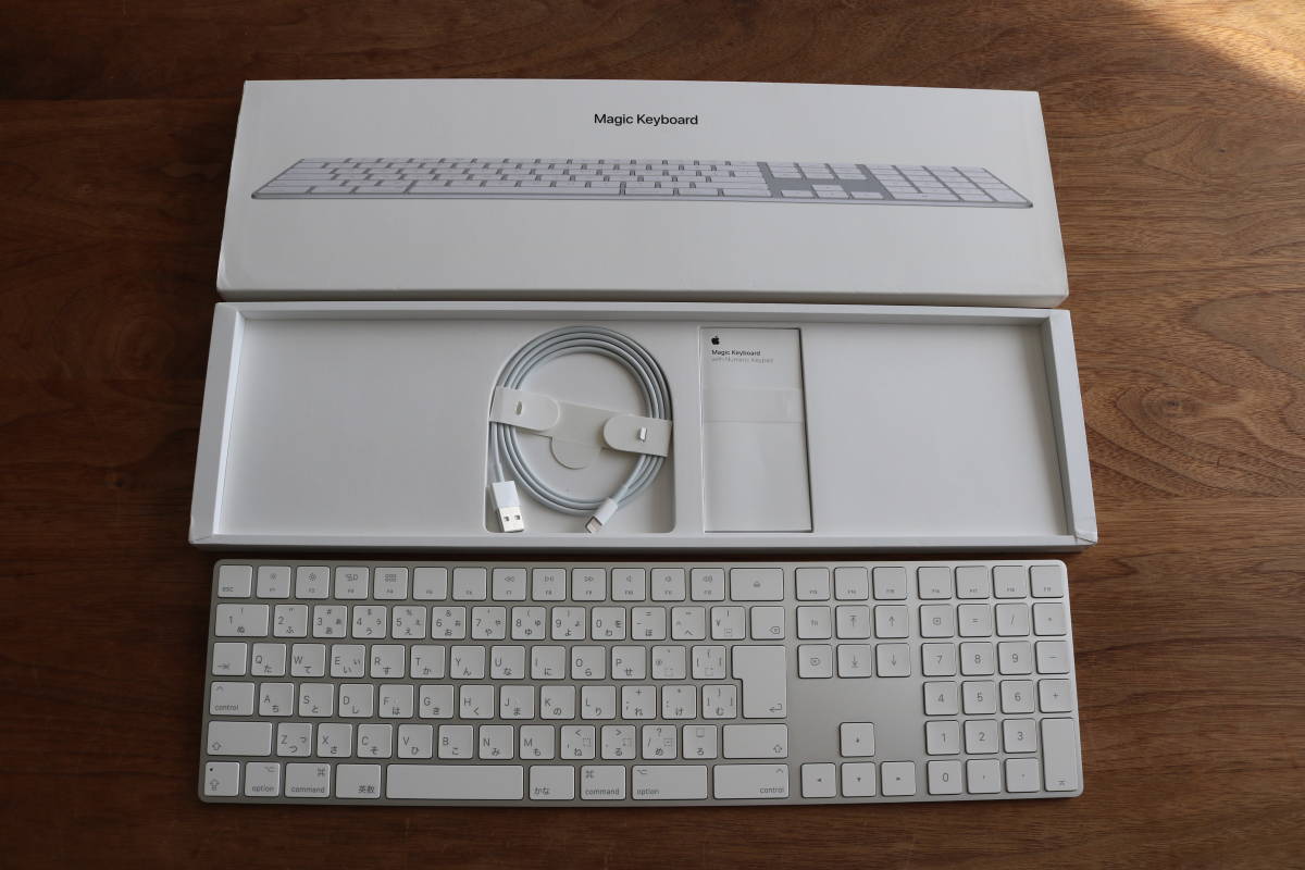 程度良好/ Apple Magic Keyboard テンキー付き/JIS配列 シルバー Model A1843 MQ052J/A ...