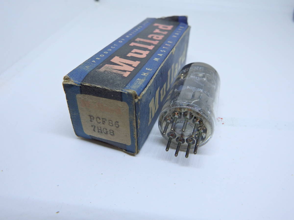 真空管 PCF86 7HG8 Mullard 1本 箱入り 試験済み 3ヶ月保証 #019(真空管)｜売買されたオークション情報、yahooの ...