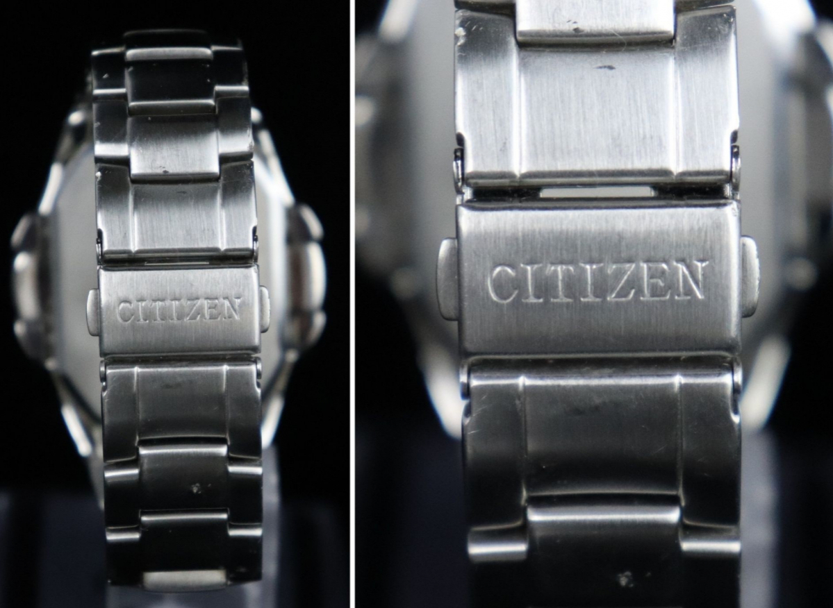 CITIZEN 8989-S018196 シチズン デジタル時計 腕時計 ANA-DIGI-TEMP アナデジテンプ クォーツ 男性 メンズ ...