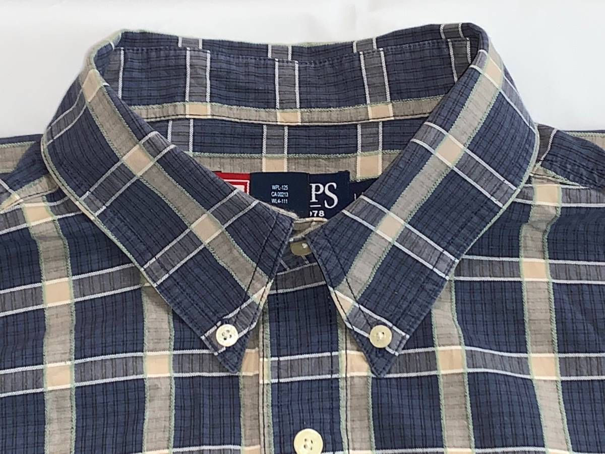 CHAPS RALPH LAUREN 長袖 チェック BD シャツ XL 青白空(XLサイズ以上)｜売買されたオークション情報、yahooの商品情報をアーカイブ公開 - オークファン ...