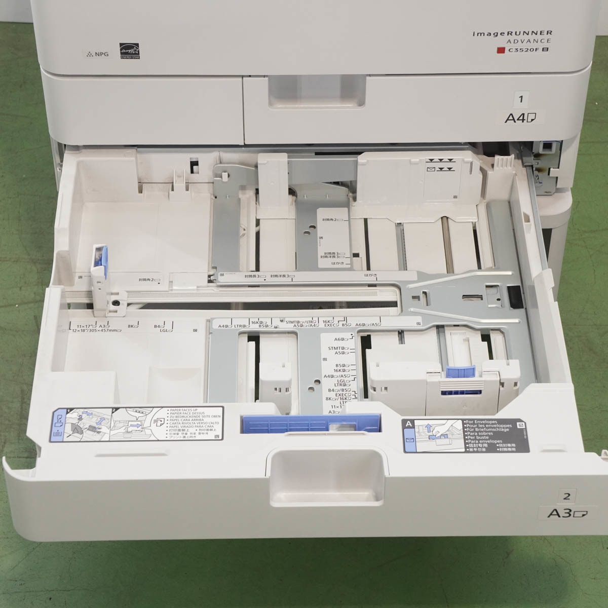 PG 8日保証 印刷12648枚 CANON C3520F III DADF-AV1 imageRUNNER ADVANCE カラー複合機 ...