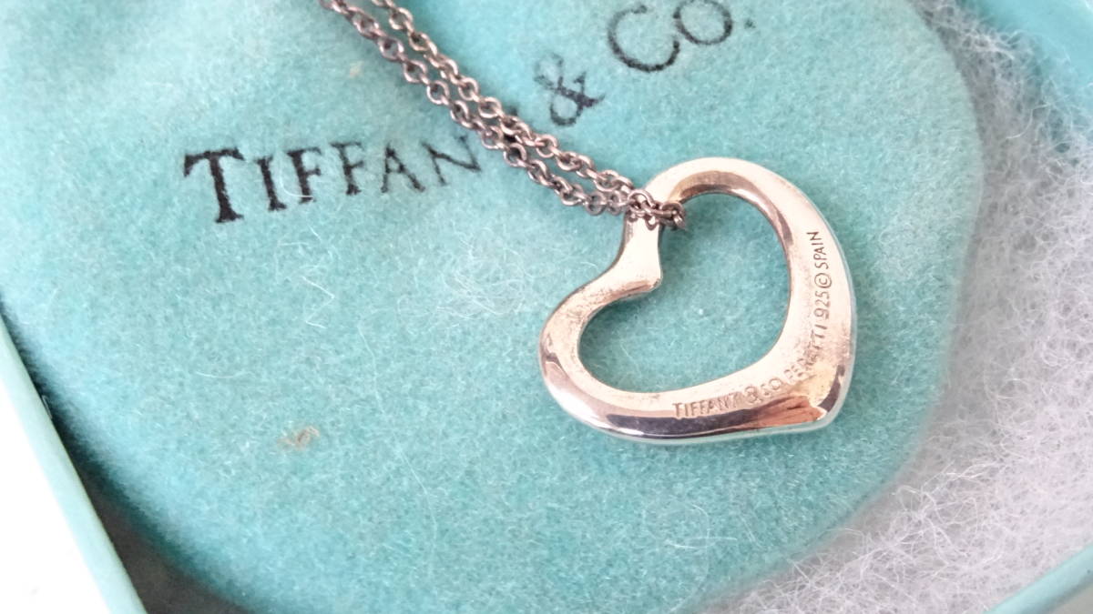 新大阪05073KON TIFFANY&Co. ティファニー オープンハート ネックレス SV925 約2.4g(オープンハート)｜売買されたオークション情報、yahooの商品情報をアーカイブ ...