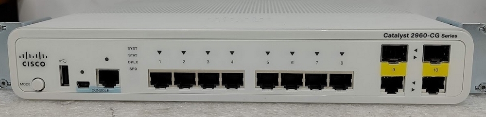 シスコ コンパクト FANレス LANスイッチ Cisco Catalyst 2960CG-8TC-L WS-C2960CG-8TC-L ...