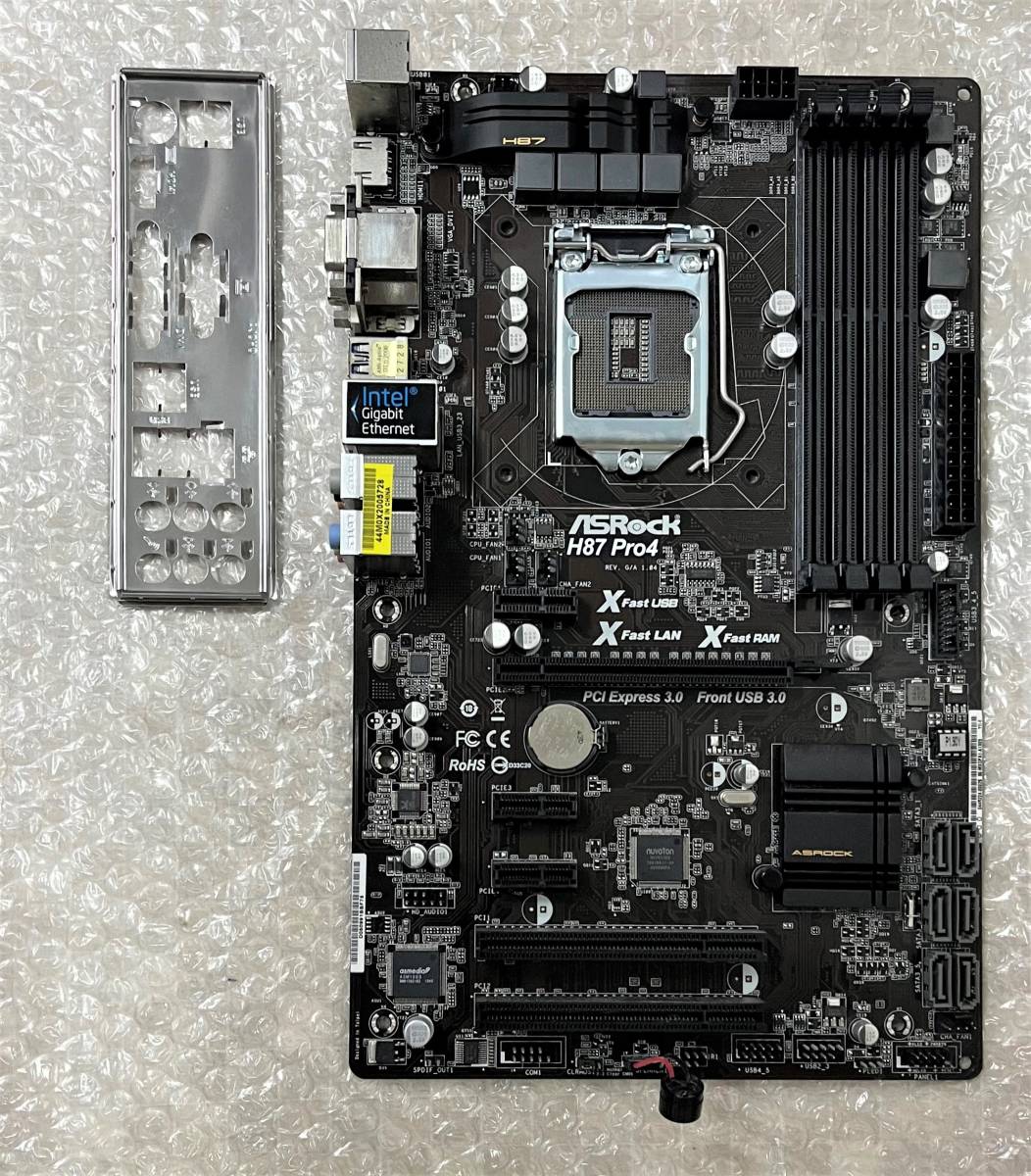 ASROCK H87 Pro4 第4世代CPU対応 I/Oパネル付 正常 み(その他)｜売買されたオークション情報、yahooの商品情報を ...