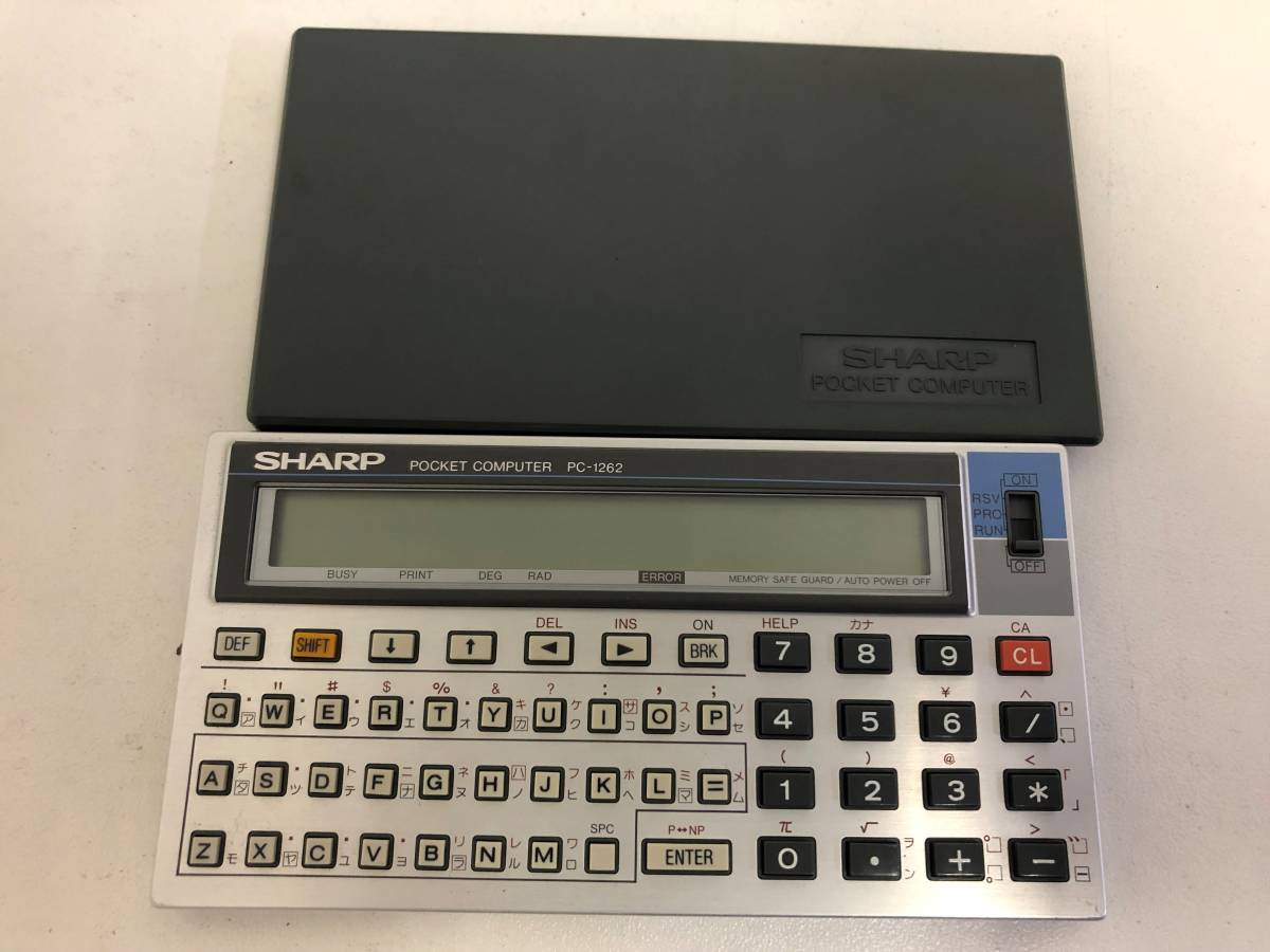 ジャンク品 SHARP シャープ PC-1262 ポケットコンピュータ(ポケットコンピュータ)｜売買されたオークション情報、yahooの商品 ...