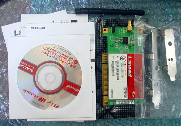 J ELECOM Laneed 54/11Mbps無線LAN PCIボード LD-WL54G/PCI(無線LAN)｜売買されたオークション情報 ...