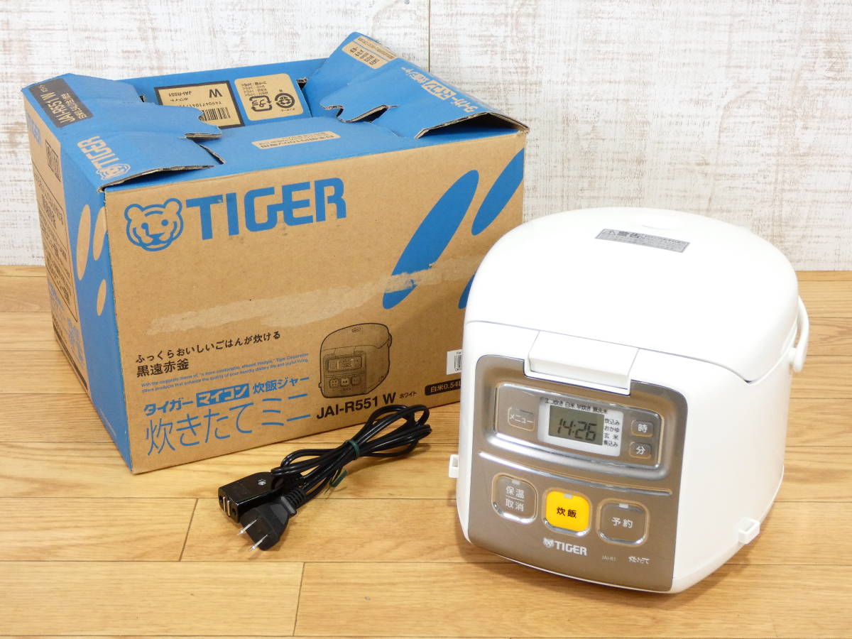 TIGER タイガー マイコン 炊飯ジャー JAI-R551 3合炊き 炊飯器 2021年製 @80 7306(マイコン)｜売買された ...