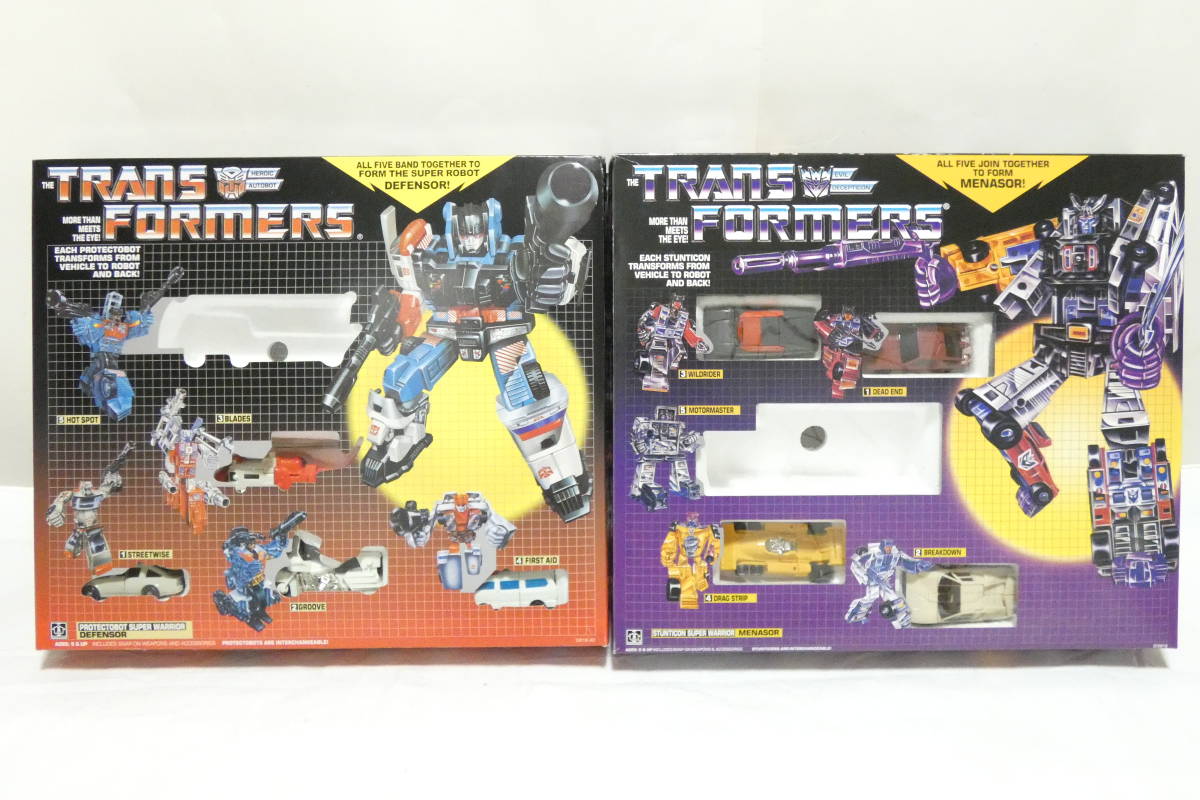 2109T/Transformers トランスフォーマー TF 海外版 合体戦士ガーディアン DEFENSOR＆合体兵士メナゾール ...