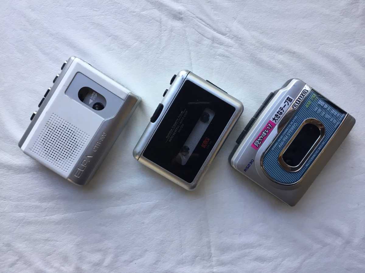 カセットレコーダー ジャンク品/ELPA CTR-300/BOTTCH CTP-101/aiwa RS230/SANYO Voice Work System/Sony TP-VS550 ...