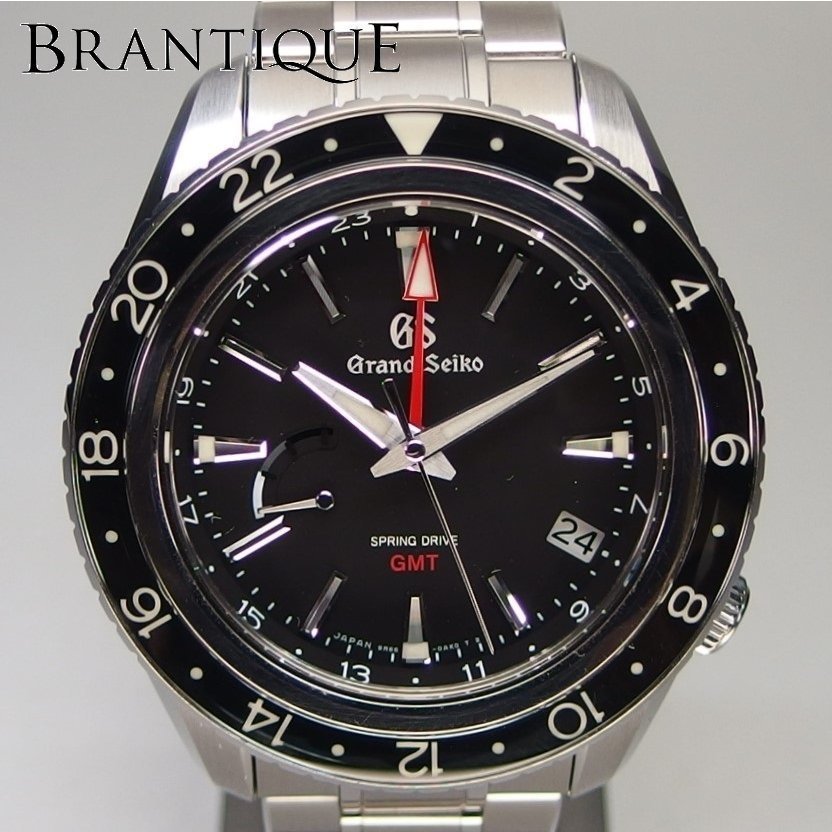 極上品 グランドセイコー スプリングドライブ SEIKO GS GMT SBGE201 9R マスターショップ限定 定価68万 AT メンズ ...