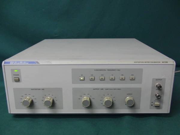 シバソク AC12B DISTORTION METER CALIBRATOR SHIBASOKU(その他)｜売買されたオークション情報 ...