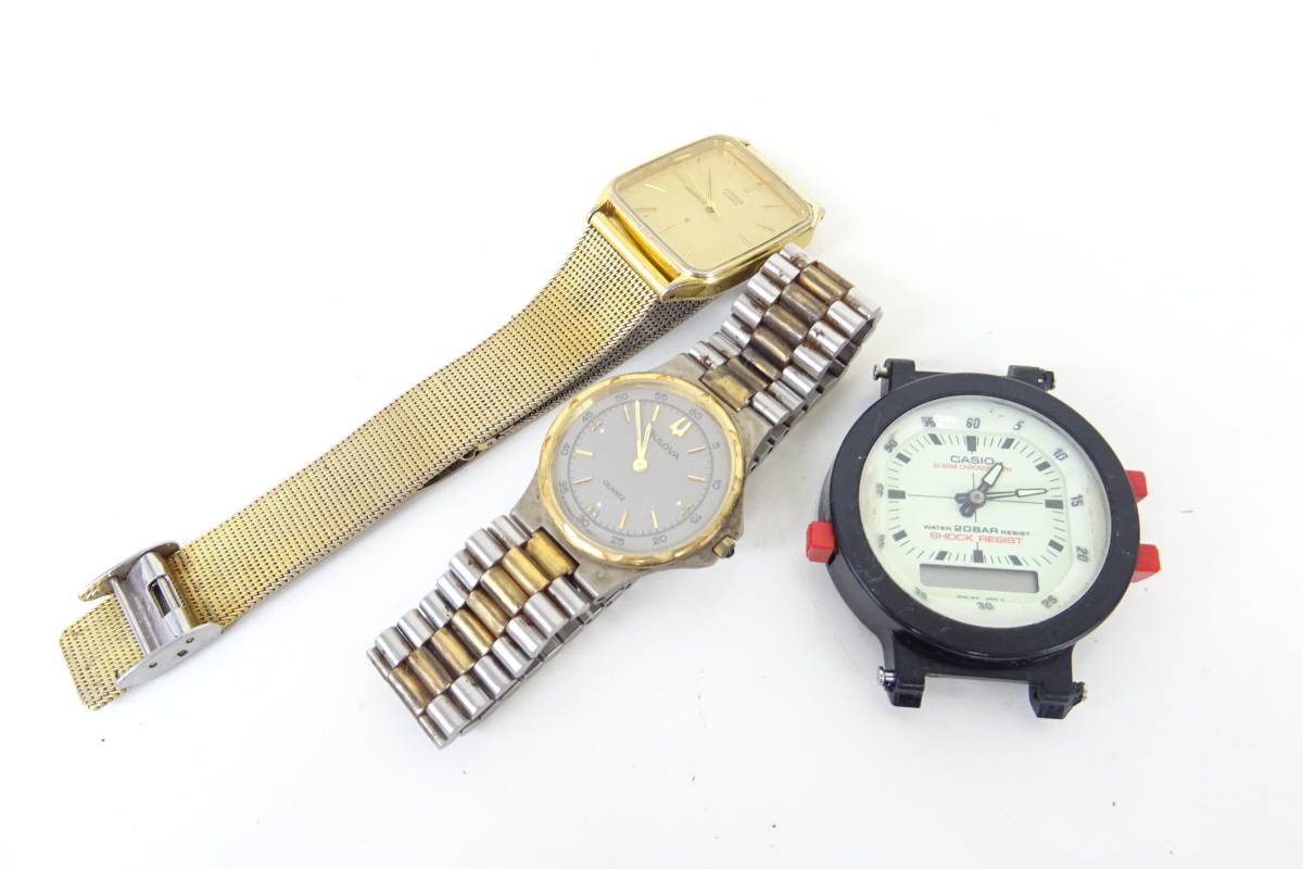 三鷹07019ST 腕時計 3点 まとめ売り CASIO AW-550 / BULOVA / CITIZEN(その他)｜売買されたオークション ...
