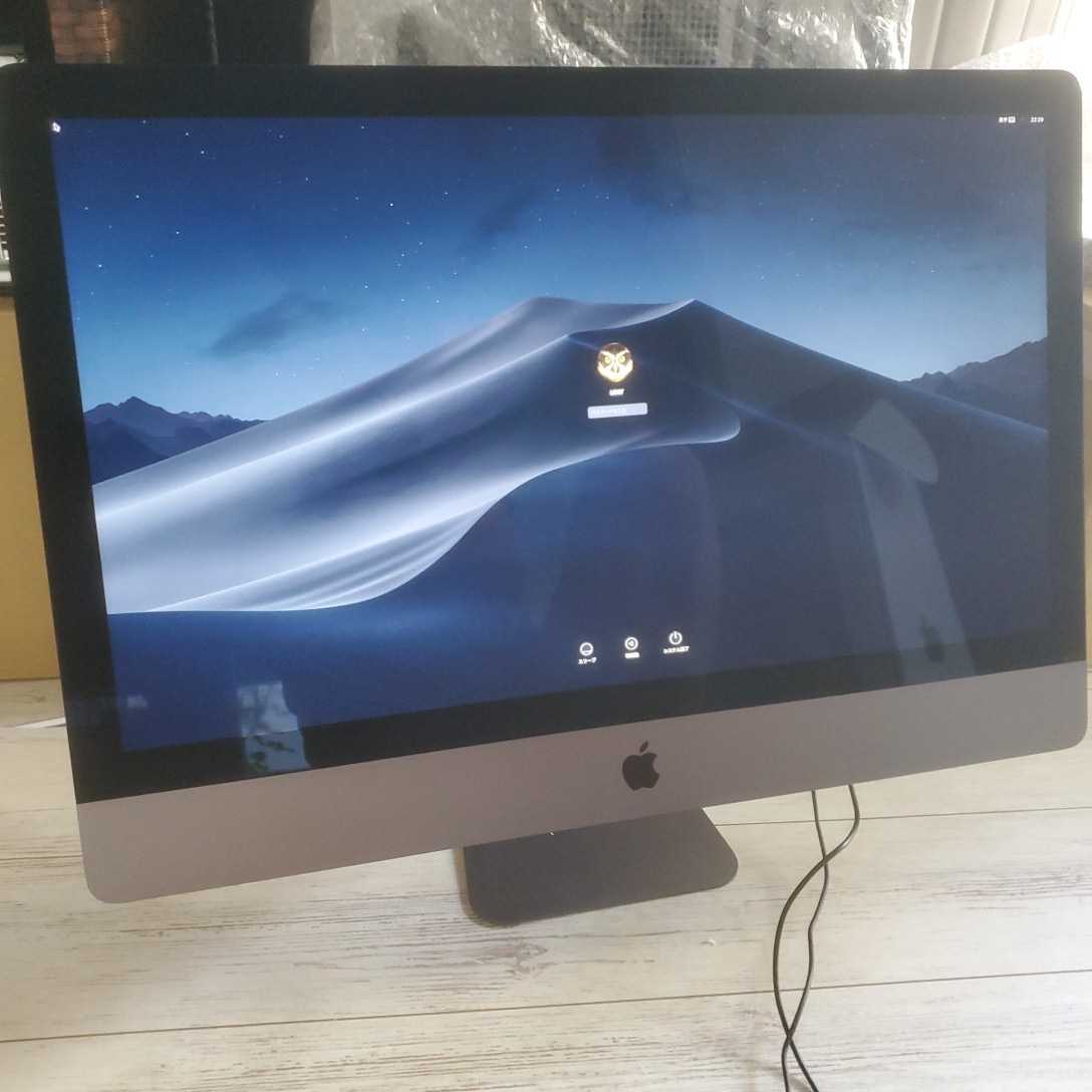 iMac Pro Retina 5k 2017 27インチ Xeon 18コア/64GB MEM/1TB SSD ハイスペック 検索:2020 ...