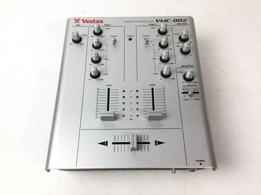 Vestax VMC-002 ベスタクス DJミキサー 取扱説明書/マウント×2/元箱付き ジャンク品(DJミキサー)｜売買されたオークション ...