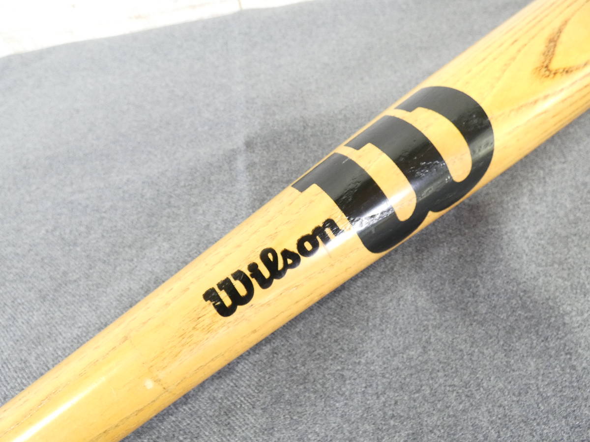 100円スタート 品 Wilson PRO STAFF WB-115 木製バット 詳細不明/ウィルソン/プロスタッフ/使用感あり/状態考慮 ...