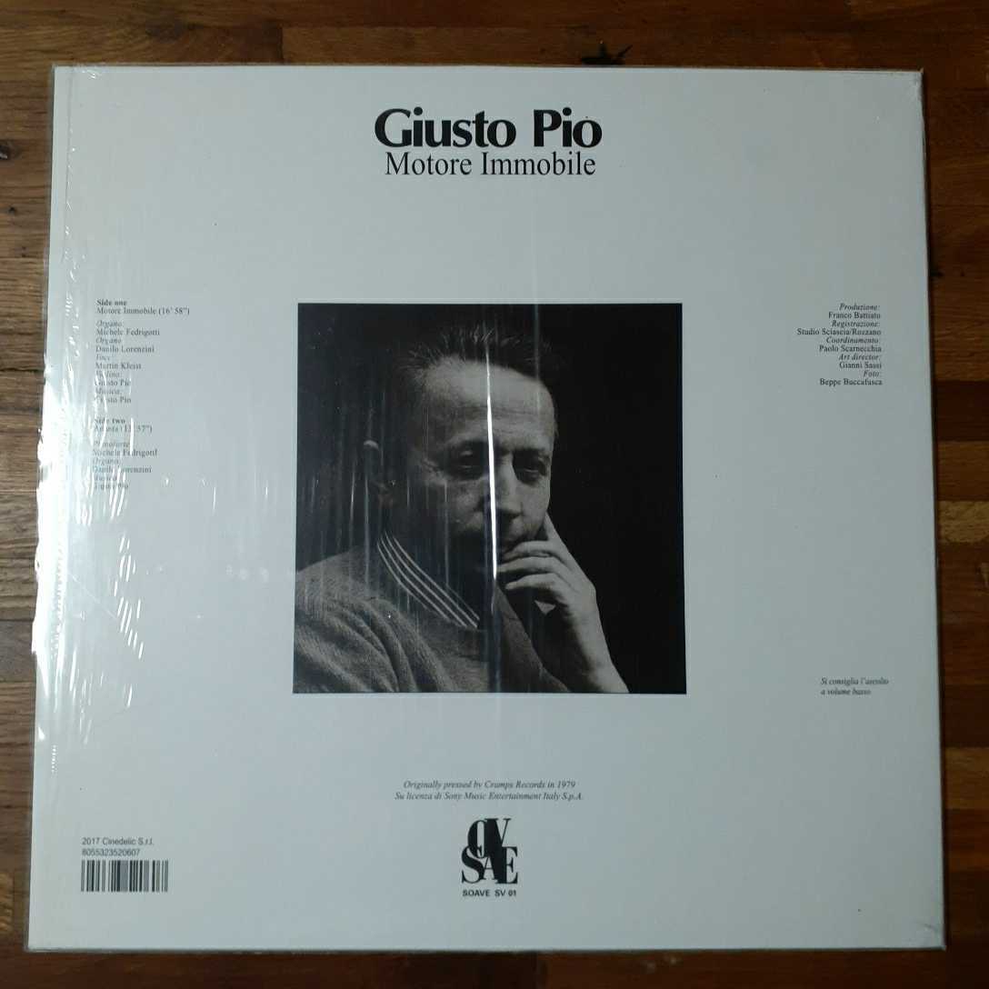 ウルトラレア 限定100部クリア盤 歴史的大傑作 Giusto Pio - Motore Immobile LP Soave ...
