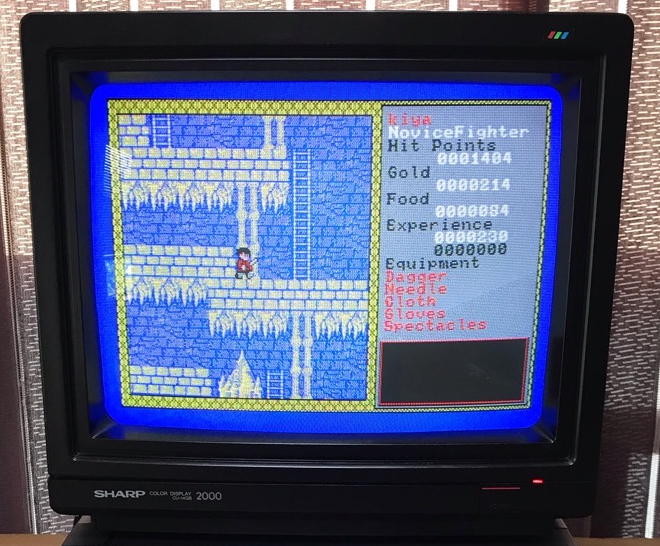 シャープ X1用 モニター CU-14GB SHARP/X1turbo/レトロ/RGB/デジタル/15Khz/ブラウン管/モニター(パソコン ...