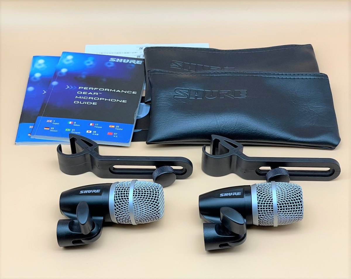 SHURE PG56 マイク 2本セット(ダイナミックマイク)｜売買されたオークション情報、yahooの商品情報をアーカイブ公開 ...