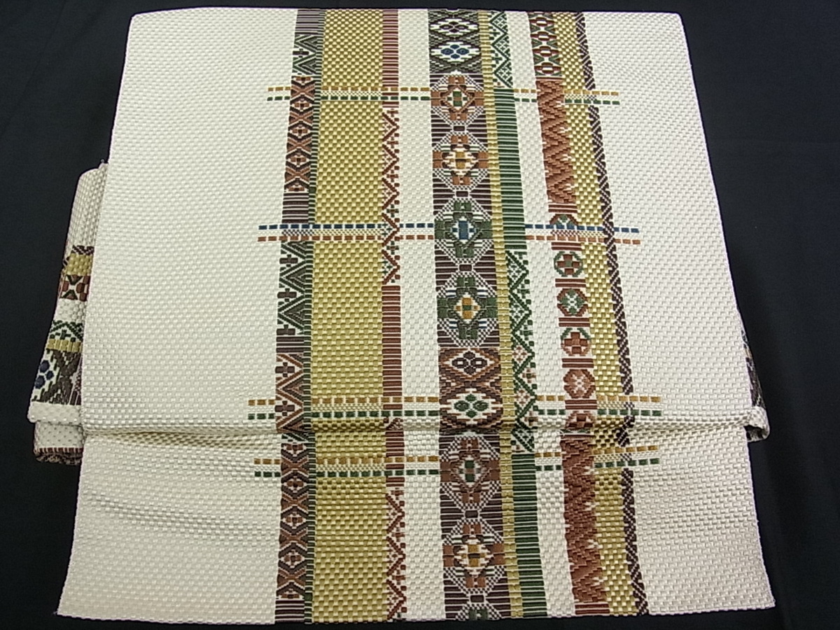 平和屋着物 本場筑前博多織 つけ帯 吉祥間道 逸品 pn857(つけ帯)｜売買されたオークション情報、yahooの商品情報をアーカイブ公開 ...