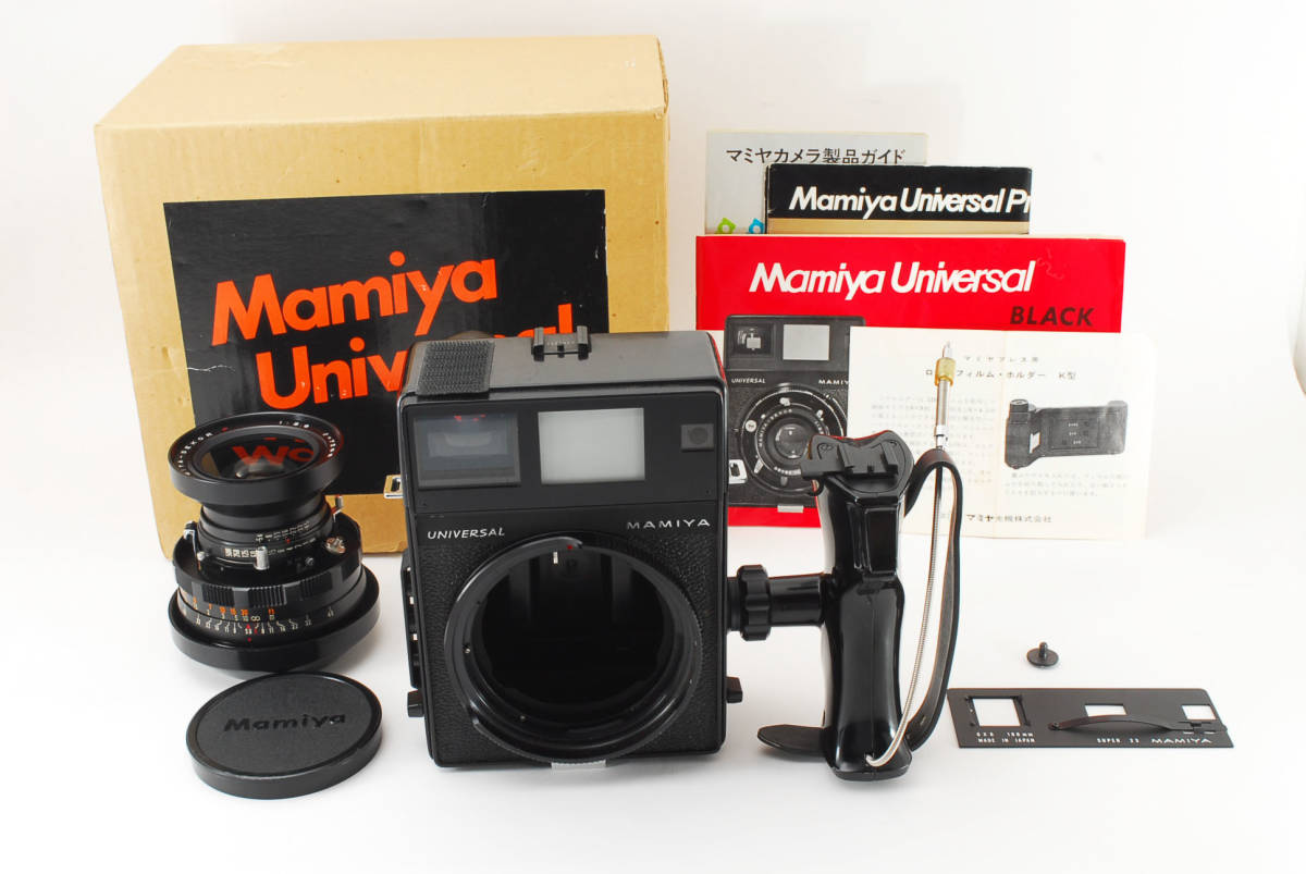 Mamiya UNIVERSAL ブラック MAMIYA-SEKOR P 75mm F5.6 な元箱 付属品完備 マミヤ ユニバーサルプレス(マミヤ)｜売買されたオークション情報、yahooの ...