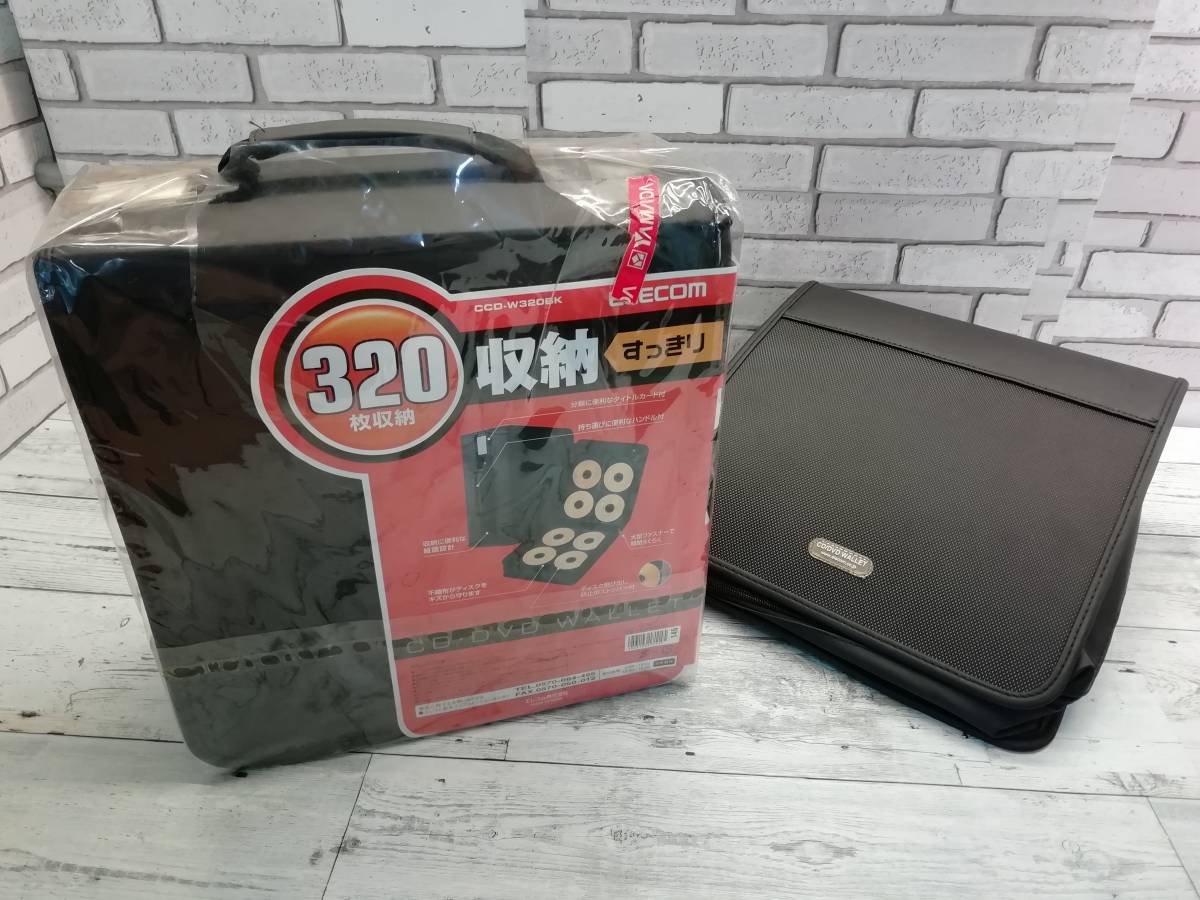 2点セット エレコム CD DVD 320枚収納 CCD-W320BK ファスナー付 持ち手付 ELECOM 100サイズ(収納ケース、収納箱)｜売買されたオークション情報、yahooの商品 ...
