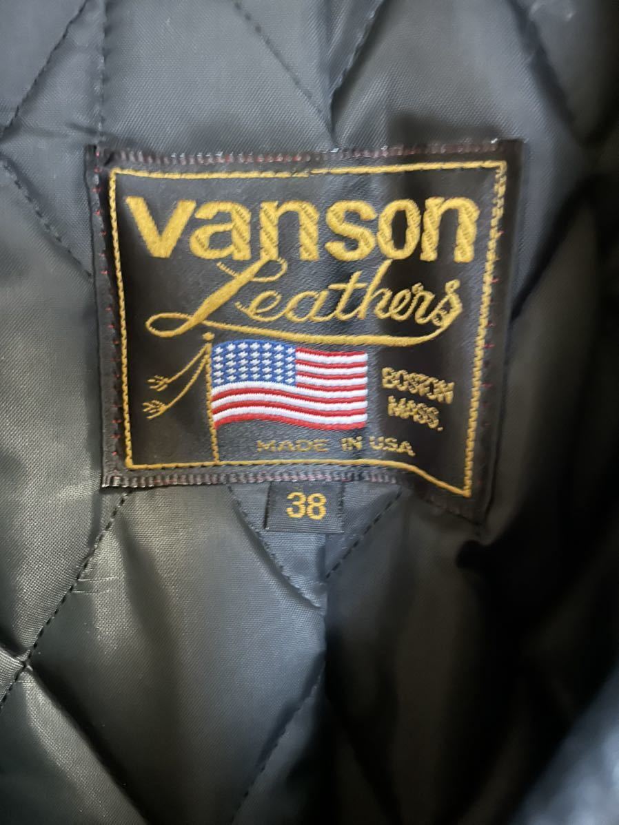 バンソン ダブルライダース VANSON 38(ライダースジャケット)｜売買されたオークション情報、yahooの商品情報をアーカイブ公開 - オークファン（aucfan.com）