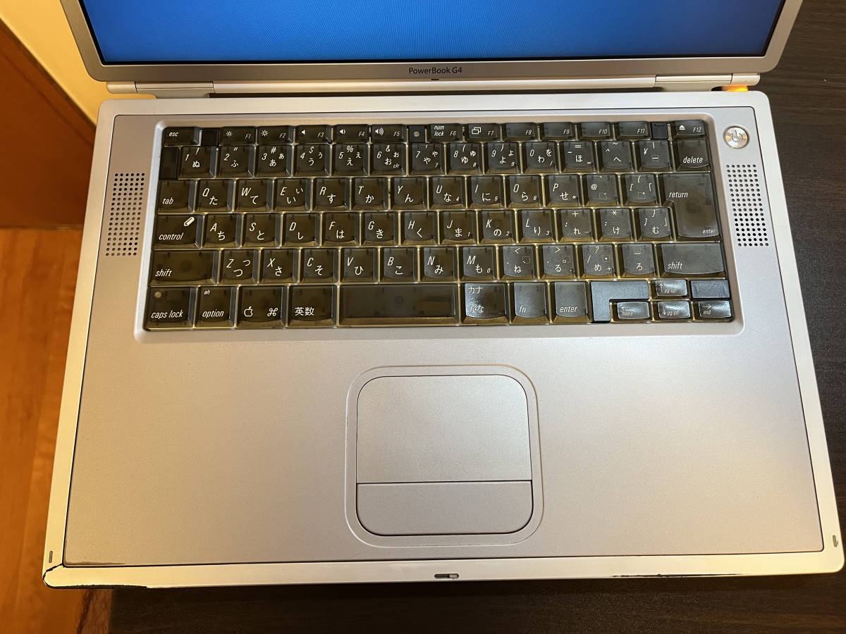 Apple PowerBook G4 Titanium A1025 1GHz 1024MB 80GB-HDD AC電源 動作良好(Power ...