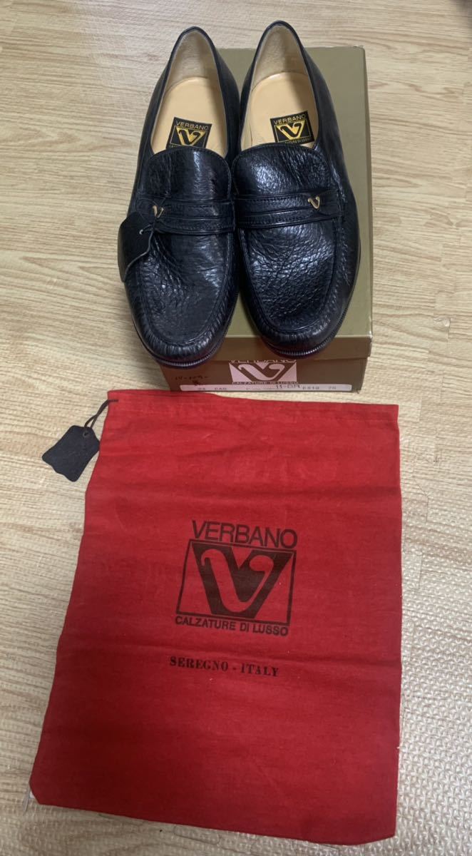 nn1111 241 VERBANO ベルバノ ローファー 靴 メンズ ビジネスシューズ 革靴 サイズ7 ブラック(27.5cm)｜売買された ...