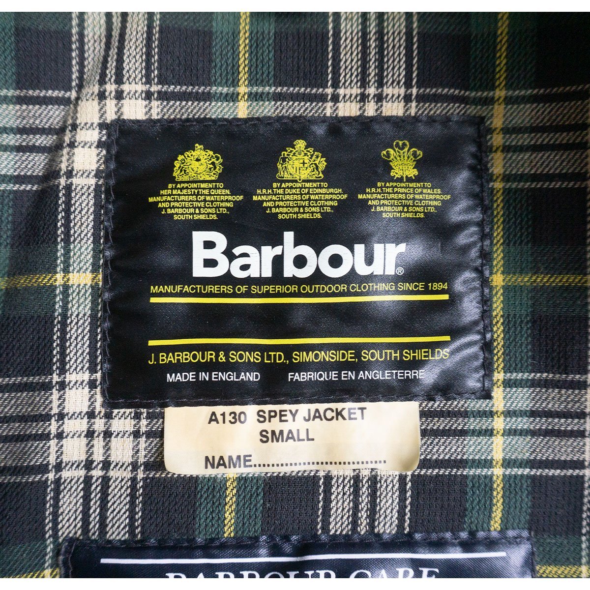 90S BARBOUR SPEY Jacket S スペイ オイルド フィッシング ジャケット 短バブ 90年代 2209109(男性用)｜売買されたオークション情報、yahooの商品情報を ...