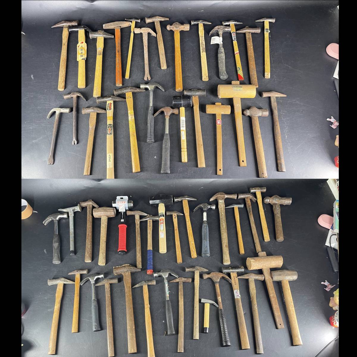 A67/ 大量 おまとめ売り 工具 金槌 トンカチ 木づち DIY ハンマー とんかち 金づち カナヅチ ハンドツール 木槌 大工道具 未検品 現状品(金づち、玄能)｜売買されたオークション ...