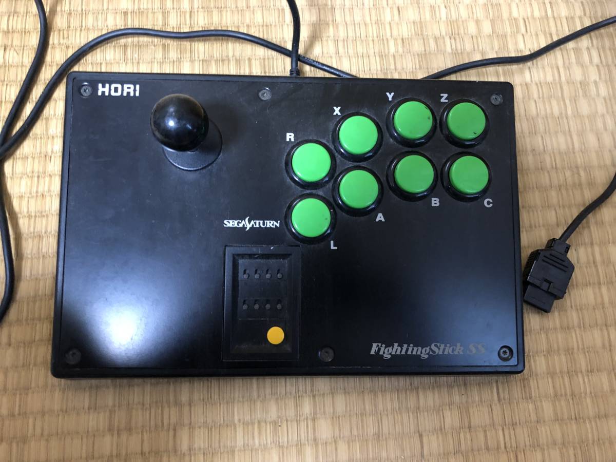 Fighting Stick SS HORI HSS-07 ホリ ファイティングスティック FightingStick セガサターン(本体 ...