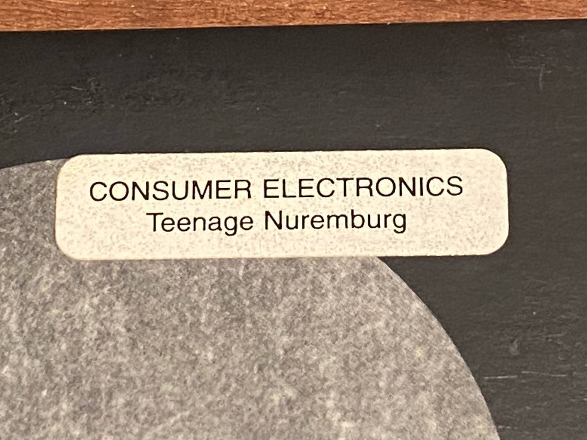 ノイズ CD RRRecords PURE Consumer Electronics Teenage Nuremburg 1 ...