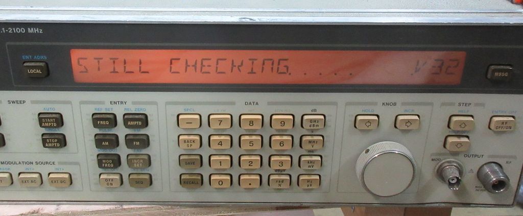 HP 8642B SIGNAL GENERATOR 0.1-2100MHz ジャンク品(その他)｜売買されたオークション情報、yahooの商品 ...