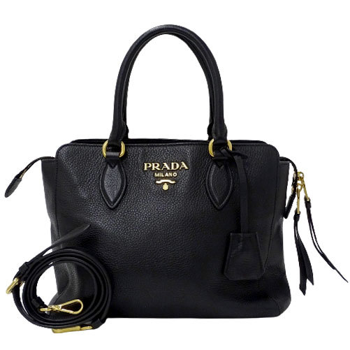 プラダ PRADA バッグ レディース ハンドバッグ ショルダーバッグ 2wayバッグ レザー 1BA205 ブラック 黒 斜め掛けバッグ ロゴ(ハンドバッグ)｜売買されたオークション情報 ...