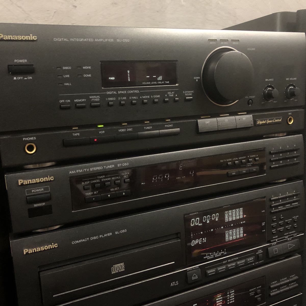 直接引取限定 ジャンク品 Panasonic システムコンポ SU-D50 / ST-D50 / SL-D50 / SH-D50 / RS ...