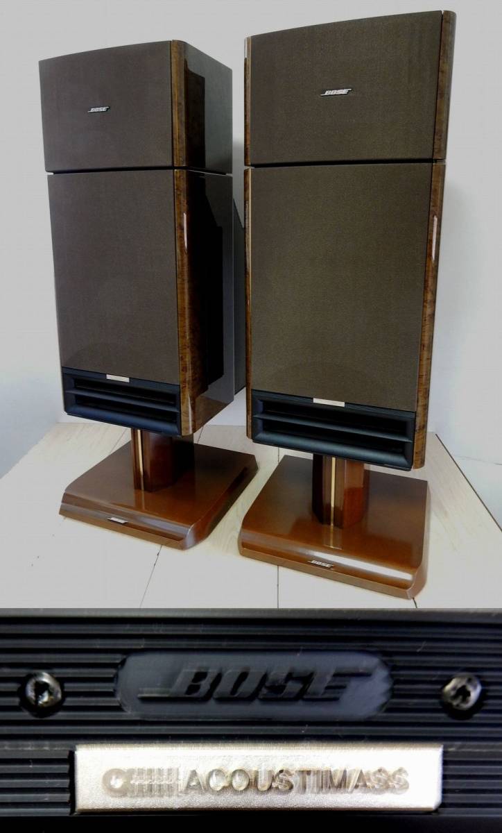 BOSE ボーズ Model 363 SYSTEM スピーカー ペア スタンド付属 出音確認 外装若干難有 品 JUNK扱い 現状渡し 一切 ...