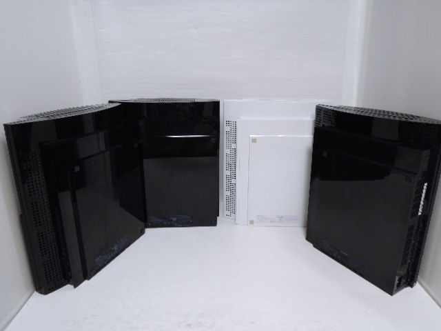 PS3 4台 CECHB CECHL×2 CECHH 本体 計4台セット 未チェック ジャンク プレイステーション3 厚型 ＃14(PS3本体 ...