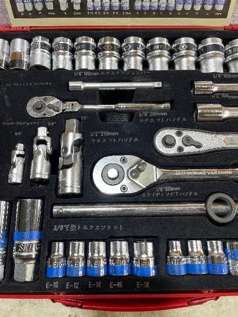 1円スタート 品 SK11 フルソケットレンチセット 62ピース SOCKET WRENCH SET 62pcs(ソケットレンチ)｜売買された ...