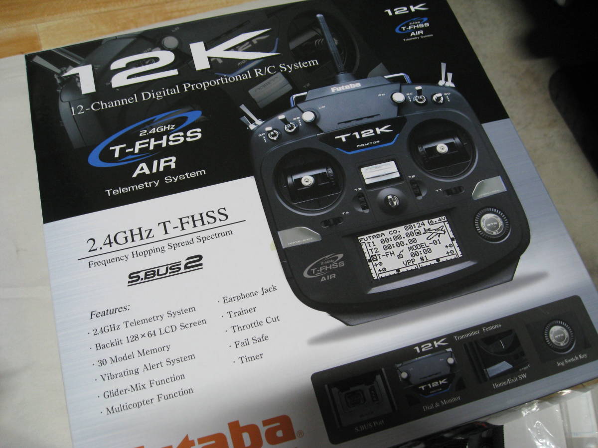 フタバ T12K 2.4GHz T-FHSS AIR MODE Ⅰ ヘリ用 プロポのみ 双葉(送信機)｜売買されたオークション情報、yahoo ...